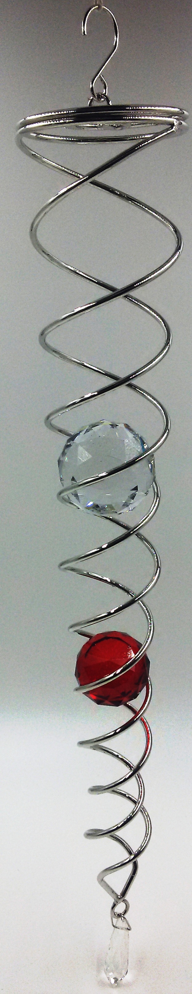 Crystal Vortex Spinner Red | Carolina Trading
