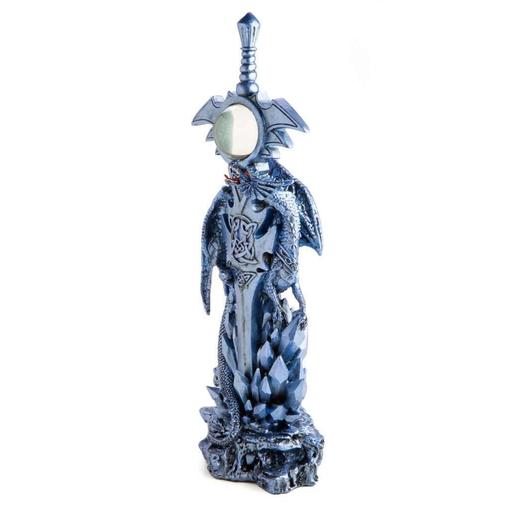 Ice Dragon on Sword Figurine – Carolina Trading