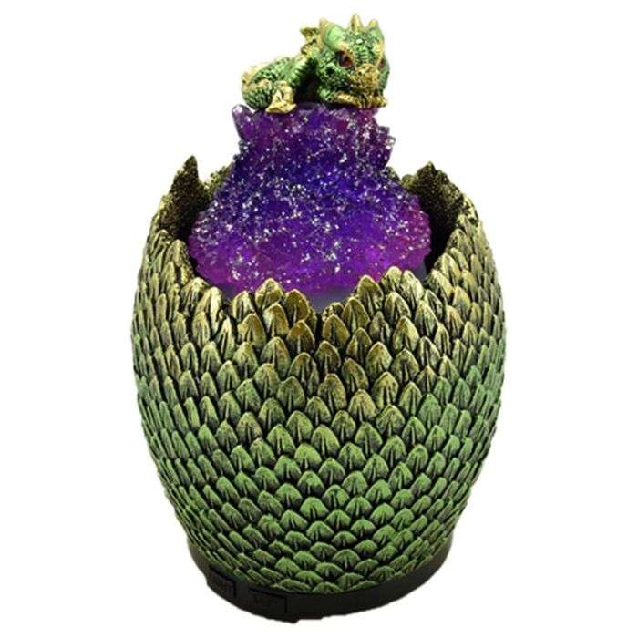 Baby Dragon Crystal Egg LED USB Aroma Diffuser Misting Humidifier ...