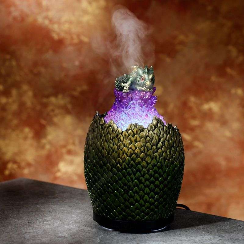 Baby Dragon Crystal Egg LED USB Aroma Diffuser Misting Humidifier ...