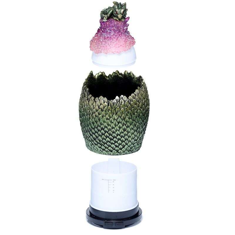 Baby Dragon Crystal Egg LED USB Aroma Diffuser Misting Humidifier ...