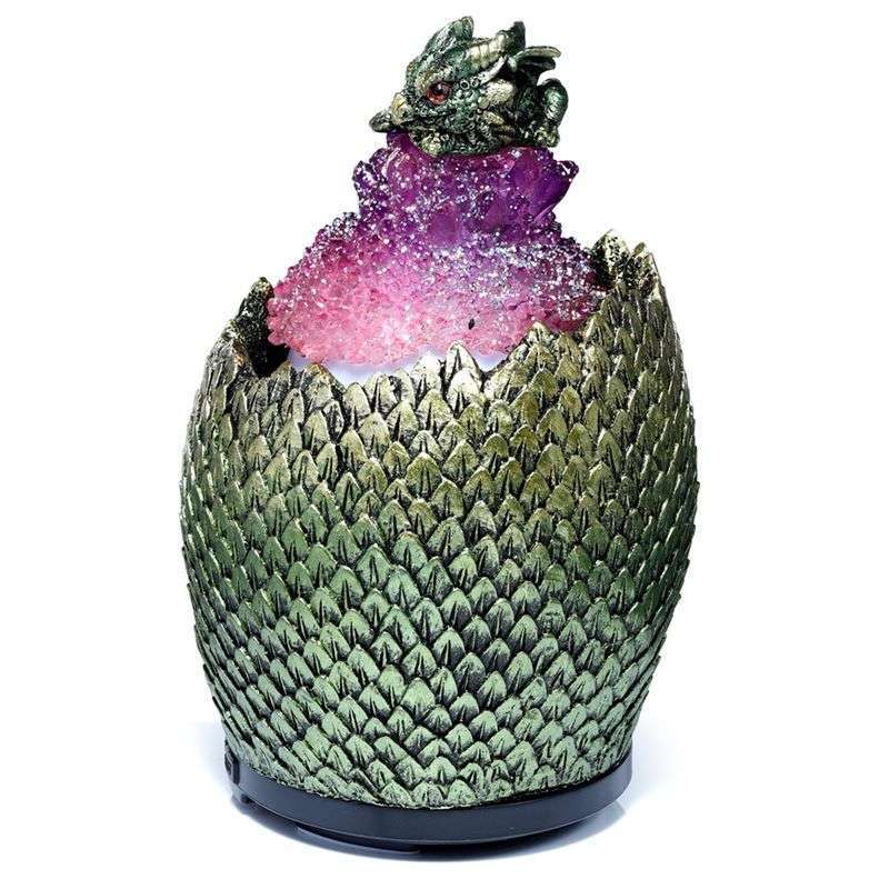 Baby Dragon Crystal Egg LED USB Aroma Diffuser Misting Humidifier ...