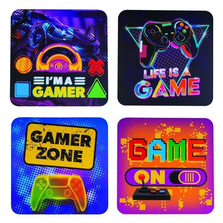 Gamer Coasters Set – Carolina Trading
