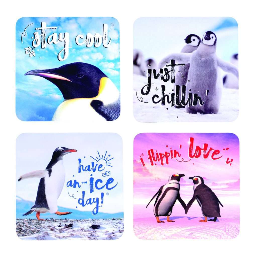 Penguin Coasters Set – Carolina Trading